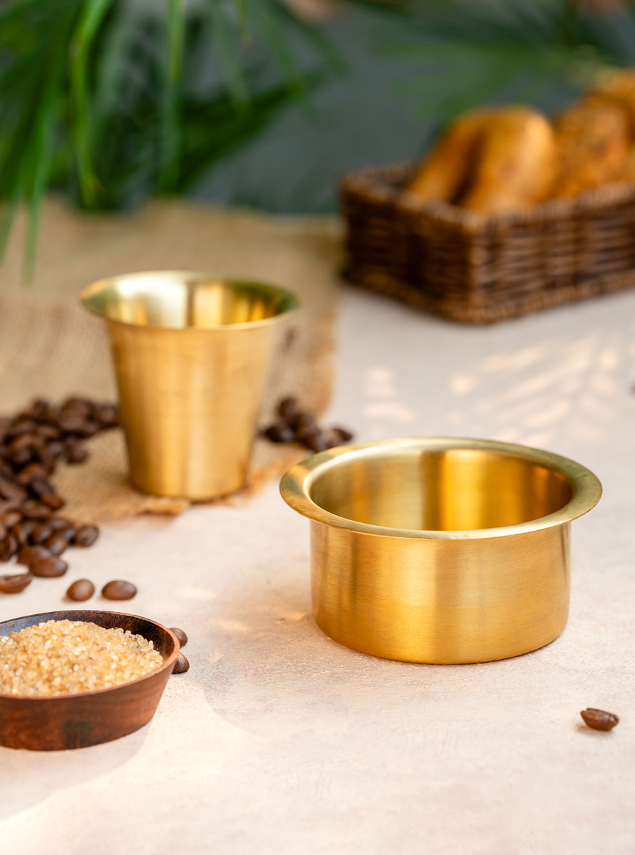 Brass Filter Coffee Set – Arjuna